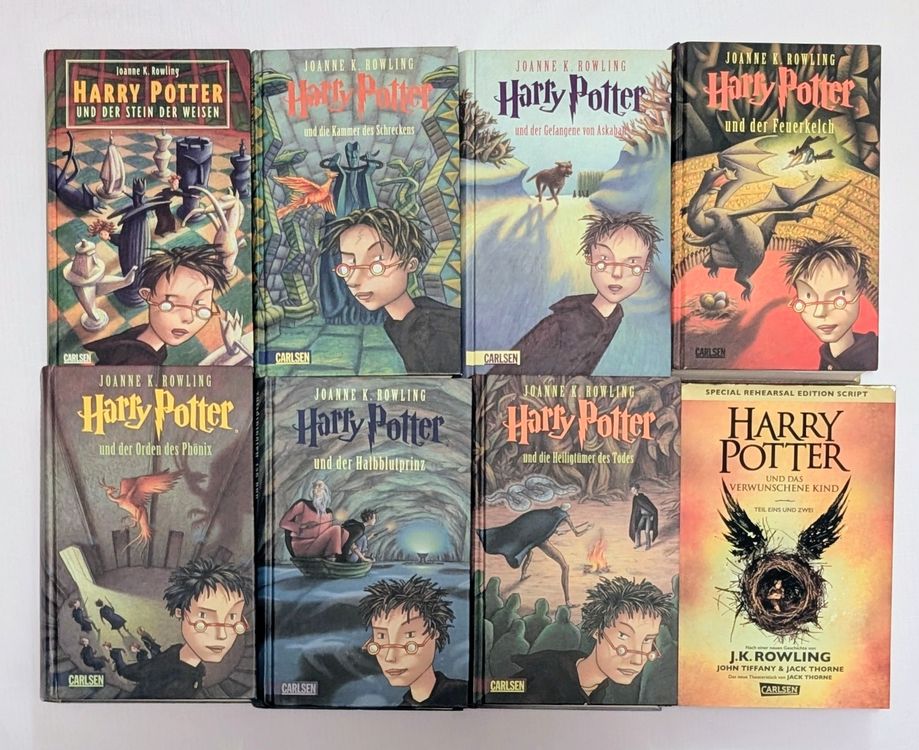 Harry Potter - Band 1-8 - Joanne K. Rowling (Neu (gemäss Beschreibung ...