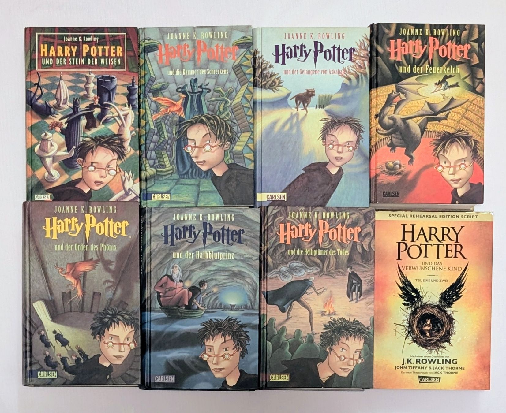 Harry Potter - Band 1-8 - Joanne K. Rowling (Neu (gemäss Beschreibung ...