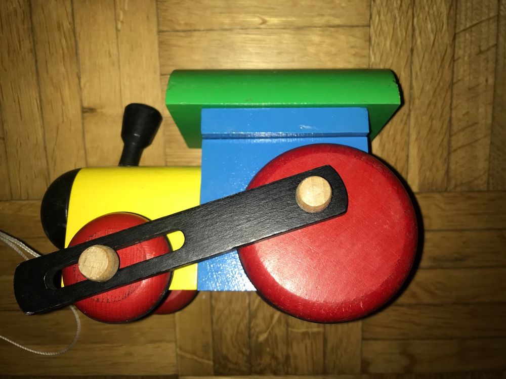 Holz Lokomotive zum Ziehen mit Geräusch | Kaufen auf Ricardo