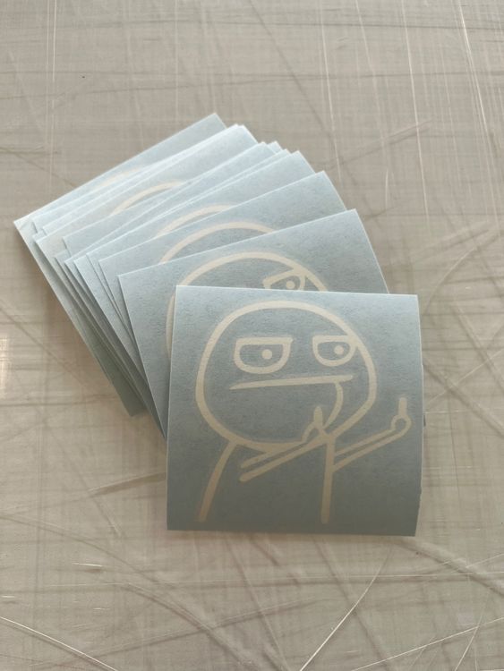 Autocollant Sticker meme f*ck | Kaufen auf Ricardo