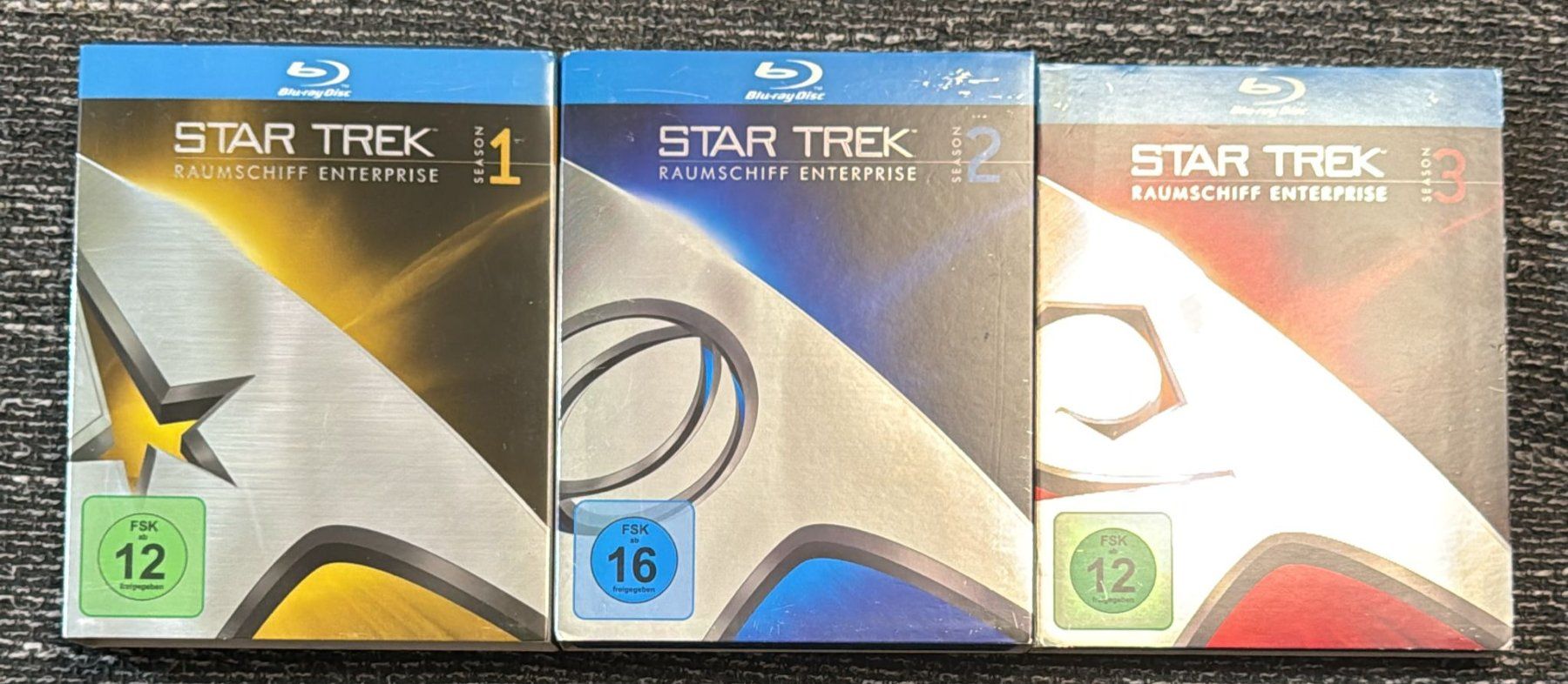 STAR TREK - RAUMSCHIFF ENTERPRISE SEASON 1-2-3 BLU RAY (Gebraucht) in ...