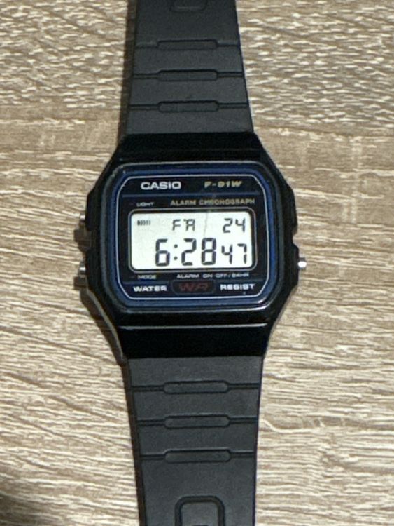 Casio F-91W black (D'occasion) à Vevey pour CHF 30 – avec livraison ...