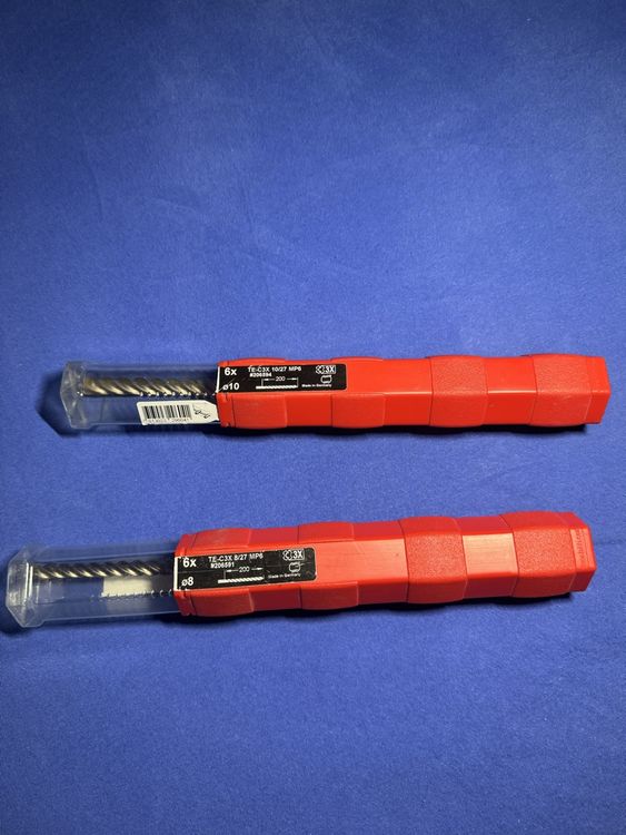 Hilti TE-C3X Bohrer Set, Durchmesser 8mm und 10mm, Neu! (Neu (gemäss ...
