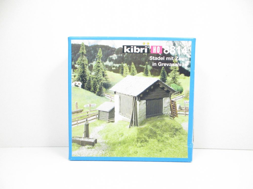 Kibri H0 8814 Stadel mit Zaun in Grevasalvas (Neu und originalverpackt ...