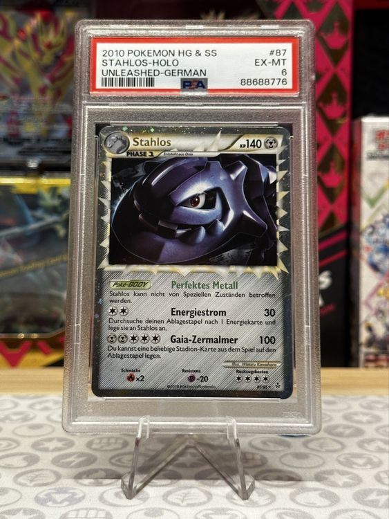 Pokémon Stahlos HG & SS Unleashed PSA 6 EX-MT Deutsch | Kaufen auf Ricardo