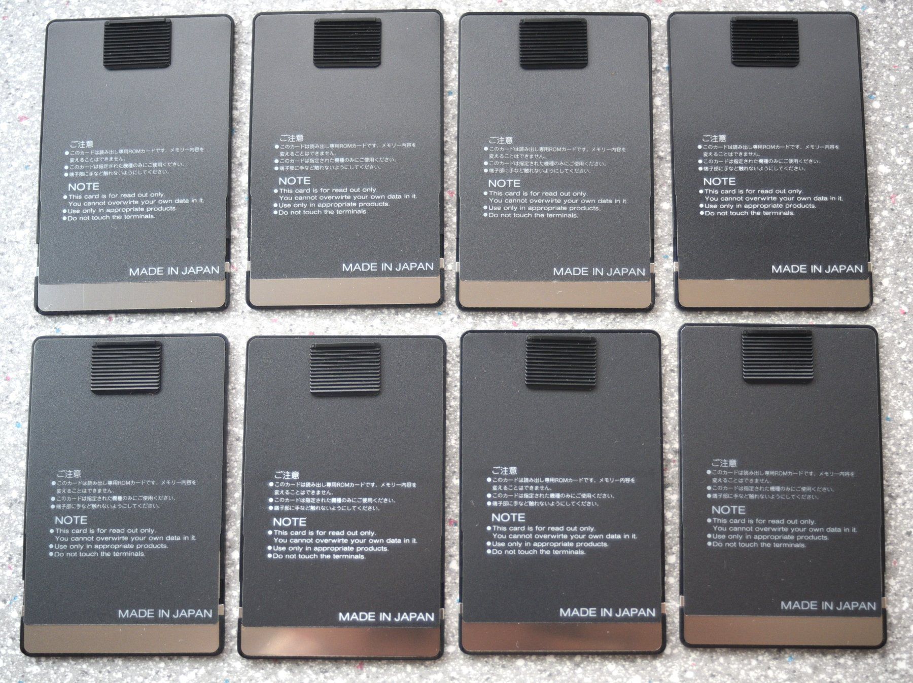 Acht originale SOUND DATA ROM Cartridges für den Roland R-8 (Gebraucht ...