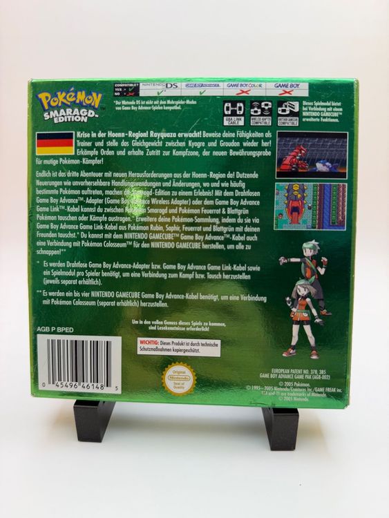 Gameboy Advance Pokemon Smaragd Edition OVP (Gebraucht) in Bettlach für ...