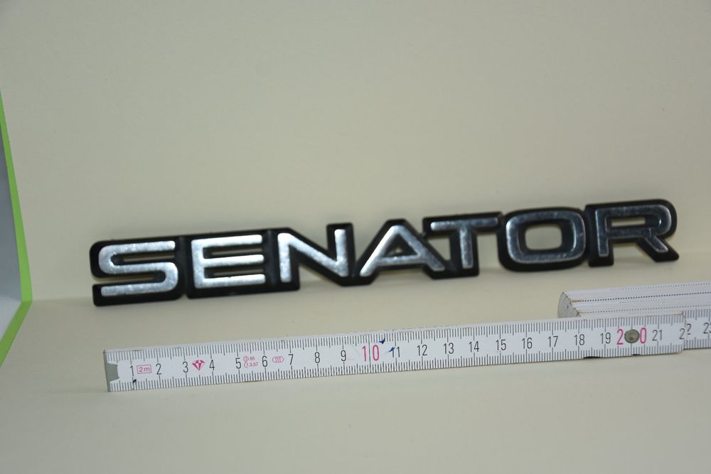 🔴 ORIGINAL HECKKLAPPEN EMBLEM SENATOR OLDTIMER GM OPEL (D'occasion) à ...
