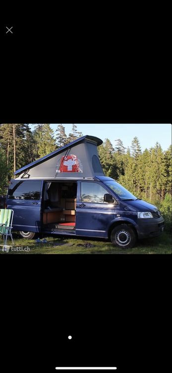 VW T5 Camper (Gebraucht) in Zernez für CHF 24000 – nur Abholung auf Ricardo kaufen