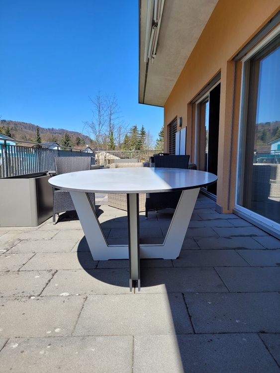 Gartentisch oval, Spezialanfertigung (Gebraucht) in Langnau am Albis für CHF 120 – nur Abholung ...