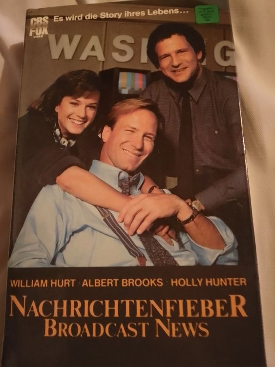 Nachrichtenfieber Broadcast News (USA 1987) CBS FOX VHS 1654 (Gebraucht ...