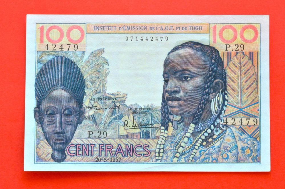 French West Africa 100 Francs 1957 UNC | Kaufen auf Ricardo