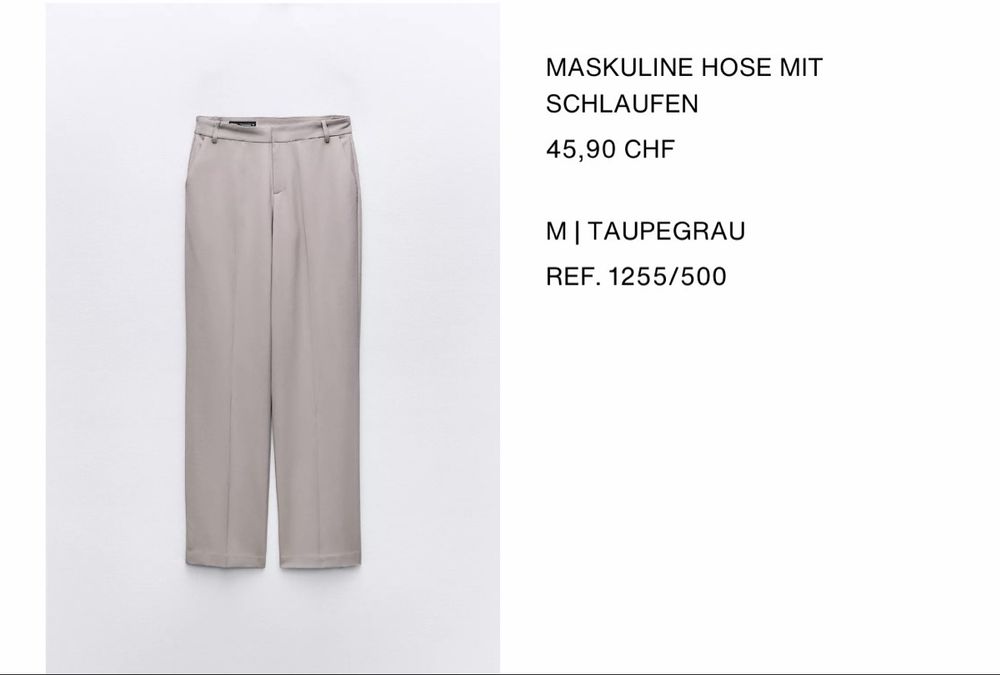 Zara Hose (Neu (gemäss Beschreibung)) in St. Gallen für CHF 15 – mit ...