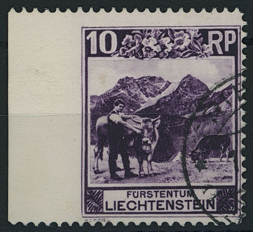 FL - 1930 - Landschaften - Abart - gestempelt | Kaufen auf Ricardo