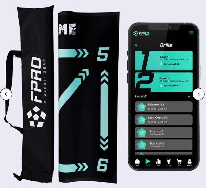 FPRO Ball Mastery Mat (Fussballmatte inkl off. App-Zugang) (Neu (gemäss Beschreibung)) in ...