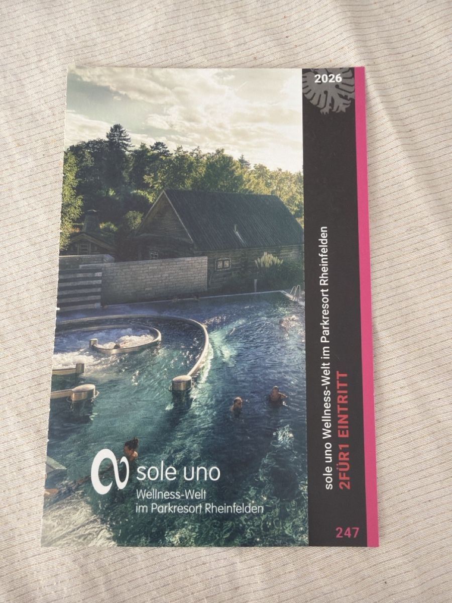 Sole Uno Rheinfelden 2 für 1 Wellness Eintritt bis 2026! (Neu (gemäss Beschreibung)) in ...
