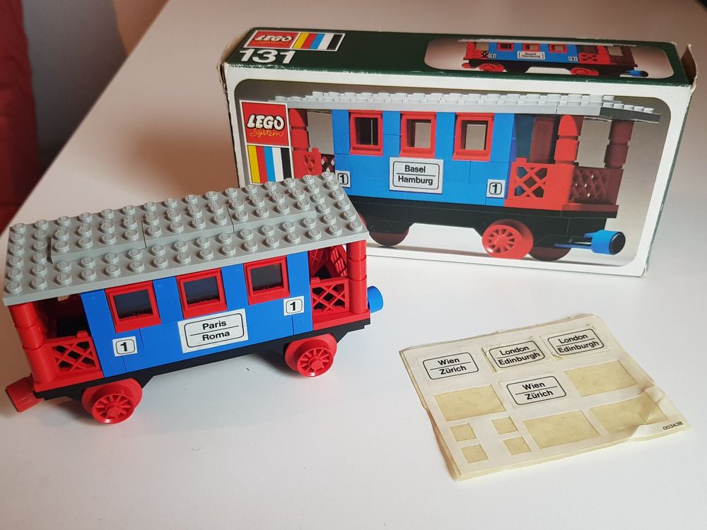 Lego 131, Bahnwagen Passenger Coach , alt , Rarität | Kaufen auf Ricardo