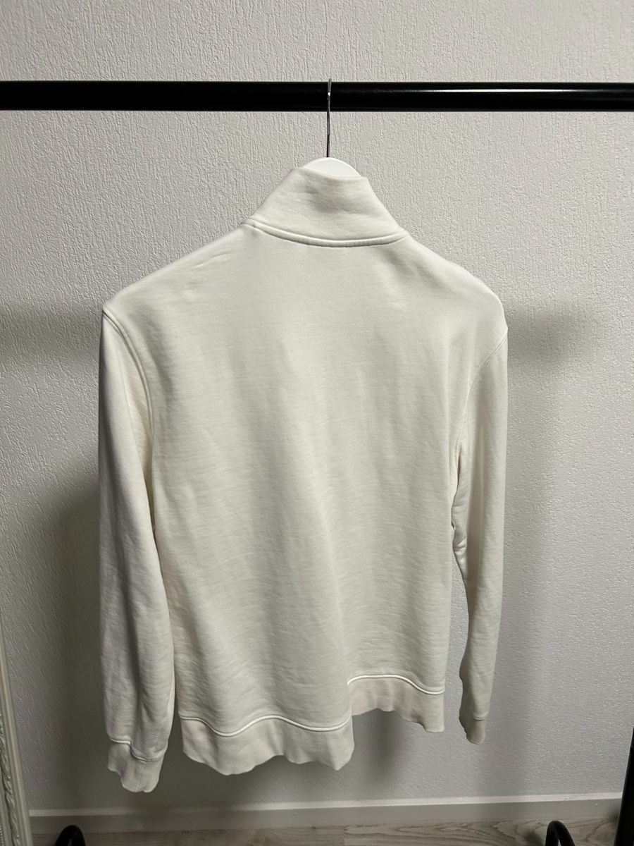Massimo Dutti Half-Zip Sweater – Weiss/Beige – Gr. S (Gebraucht) in ...