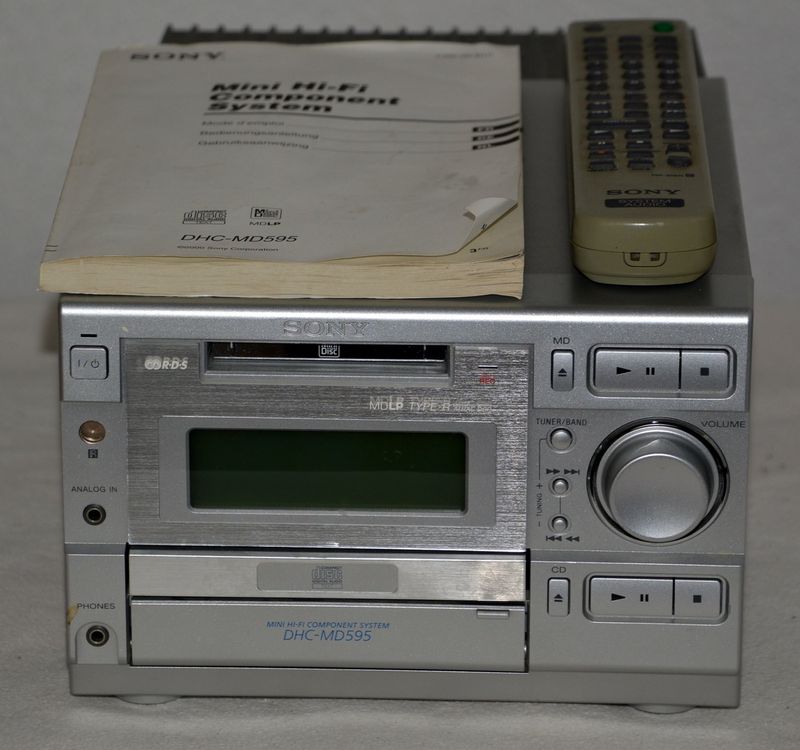 Sony DHC-MD595 Minidisc Recorder FM/AM/ CD (Gebraucht) in Collonges für ...