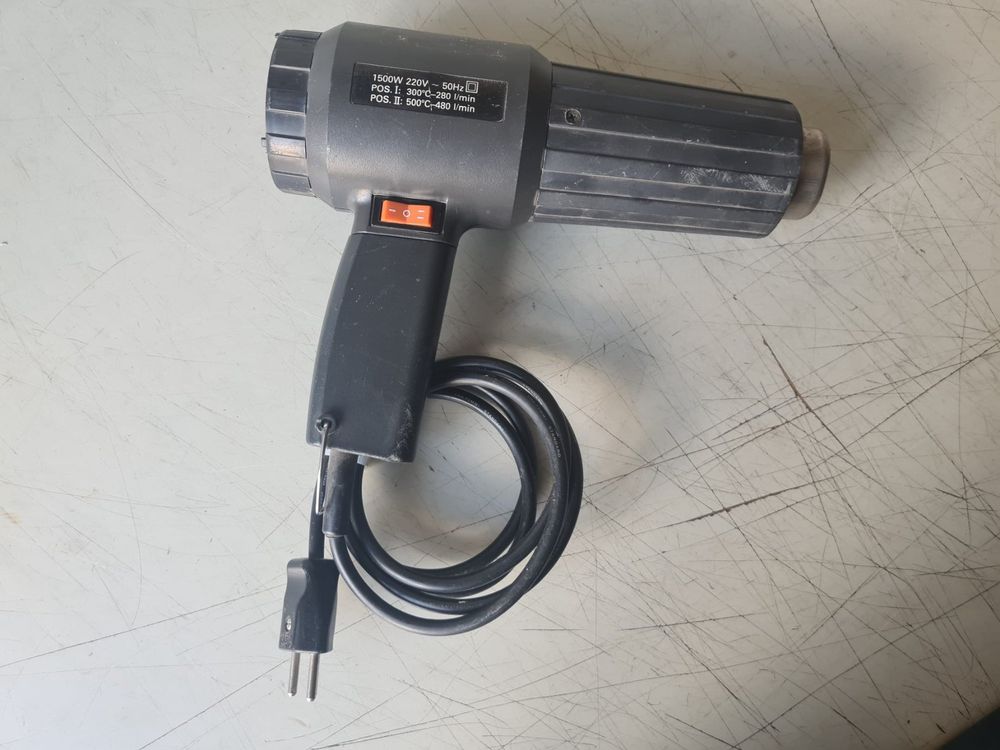 Heissluftpistole Heissluftföhn Heissluftgebläse 1500 Watt | Kaufen auf Ricardo