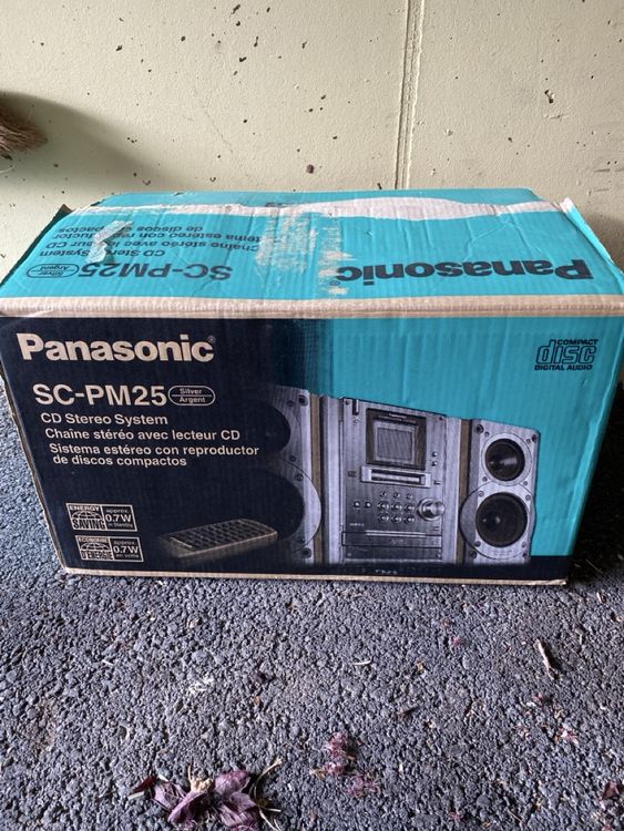 Panasonic SC-PM25 CD Stereo System - Like New in Box! | Kaufen auf Ricardo