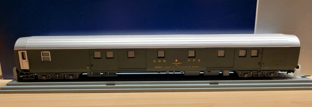 Jouef 574900 SBB RIC-Gepäckwagen Dms grün, DC (Neu (gemäss Beschreibung)) in Bremgarten AG für ...