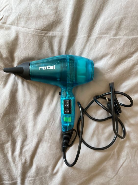 Rotel Haartrockner Föhn türkistransparent Reiseföhn Coiffeur (Gebraucht ...