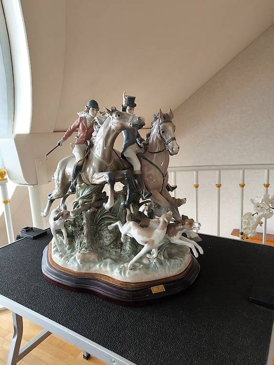 Lladro Porzellan Skulptur "die Jagd" Limited Edition (Gebraucht) in ...
