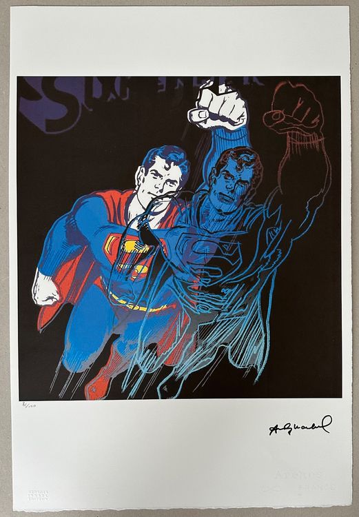 Andy Warhol: Superman XX/100 | Kaufen auf Ricardo