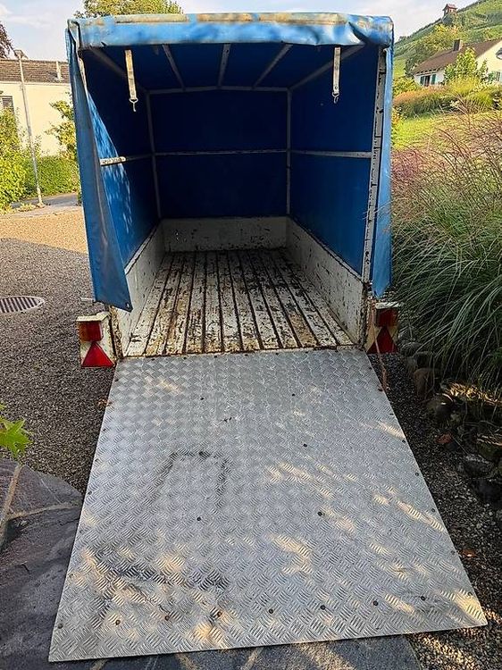 Transport-Anhänger ZBINDEN Sensa, Plane und Rahmen abnehmbar (Gebraucht ...