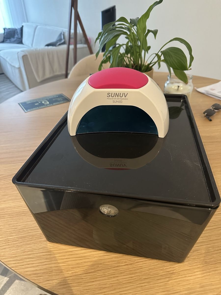 Nagel-Shellac Set komplett – inkl. LED-Lampe & Zubehör (Neu (gemäss ...