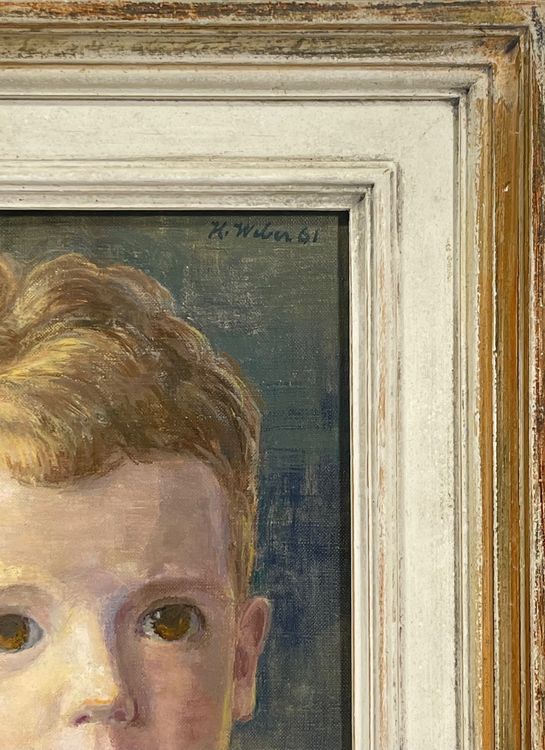 Karl WEBER(1899-1978)Potrait Gemälde Von einer Jungen | Kaufen auf Ricardo