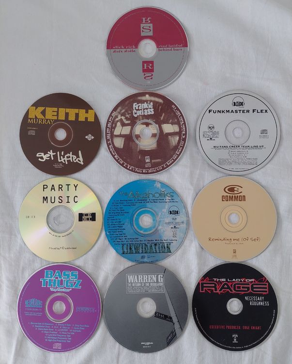 90s Hip Hop & Rap CD Bundle 💿🎶🎵 (Gebraucht) in Watt für CHF 27 – mit ...