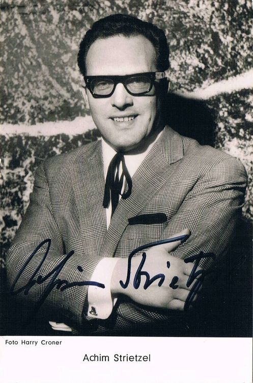 Achim Strietzel 1926-8 Autogramm signiert Vintage Foto 9x14c (Gebraucht ...