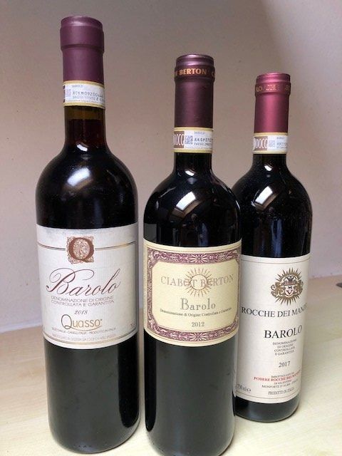 3 x Barolo Ciabot Berton, Rocche dei Manzoni, Quasso | Kaufen auf Ricardo