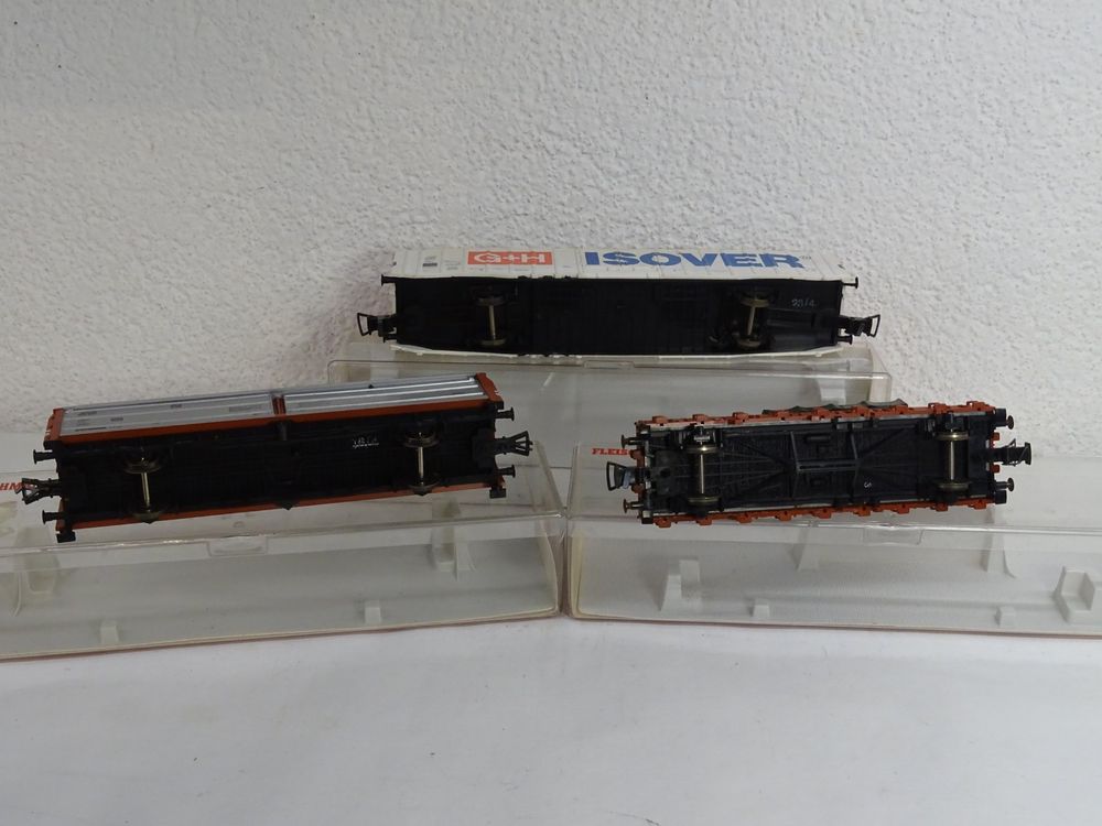 Fleischmann 5378+5335+5222 Güterwagen, H0,GS/DC,OVP (Gebraucht) in ...