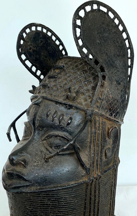 XXL seltener alter Benin Bronze Kopf H 46 cm Kg 9,3 (Gebraucht) in Rüthi (Rheintal) für CHF 1600 ...