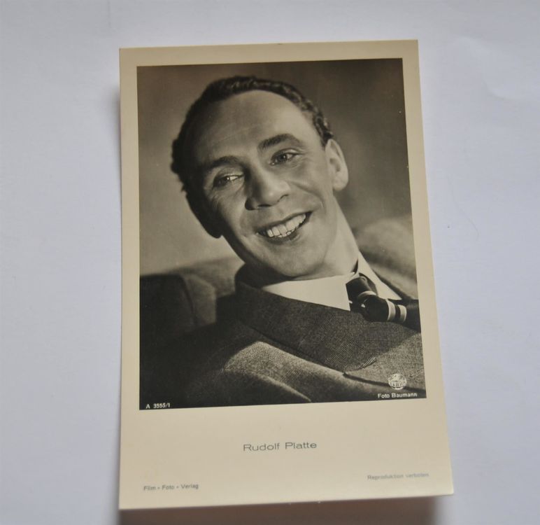 Rudolf Platte Postkarte ca. 1940 | Kaufen auf Ricardo