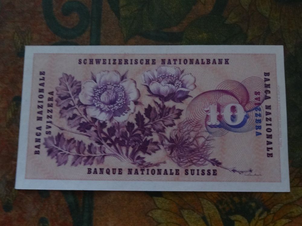 SUISSE 10 Francs 1967 (4251) Billet (D'occasion) à Romanel-sur-Lausanne ...
