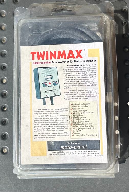 TwinMax Elektronischer Synchrontester für Motorradvergaser | Kaufen auf ...