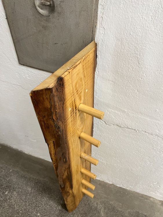 Garderobe Holz 109x28x11 cm (Handgemacht Ivo Schmidig) | Kaufen auf Ricardo