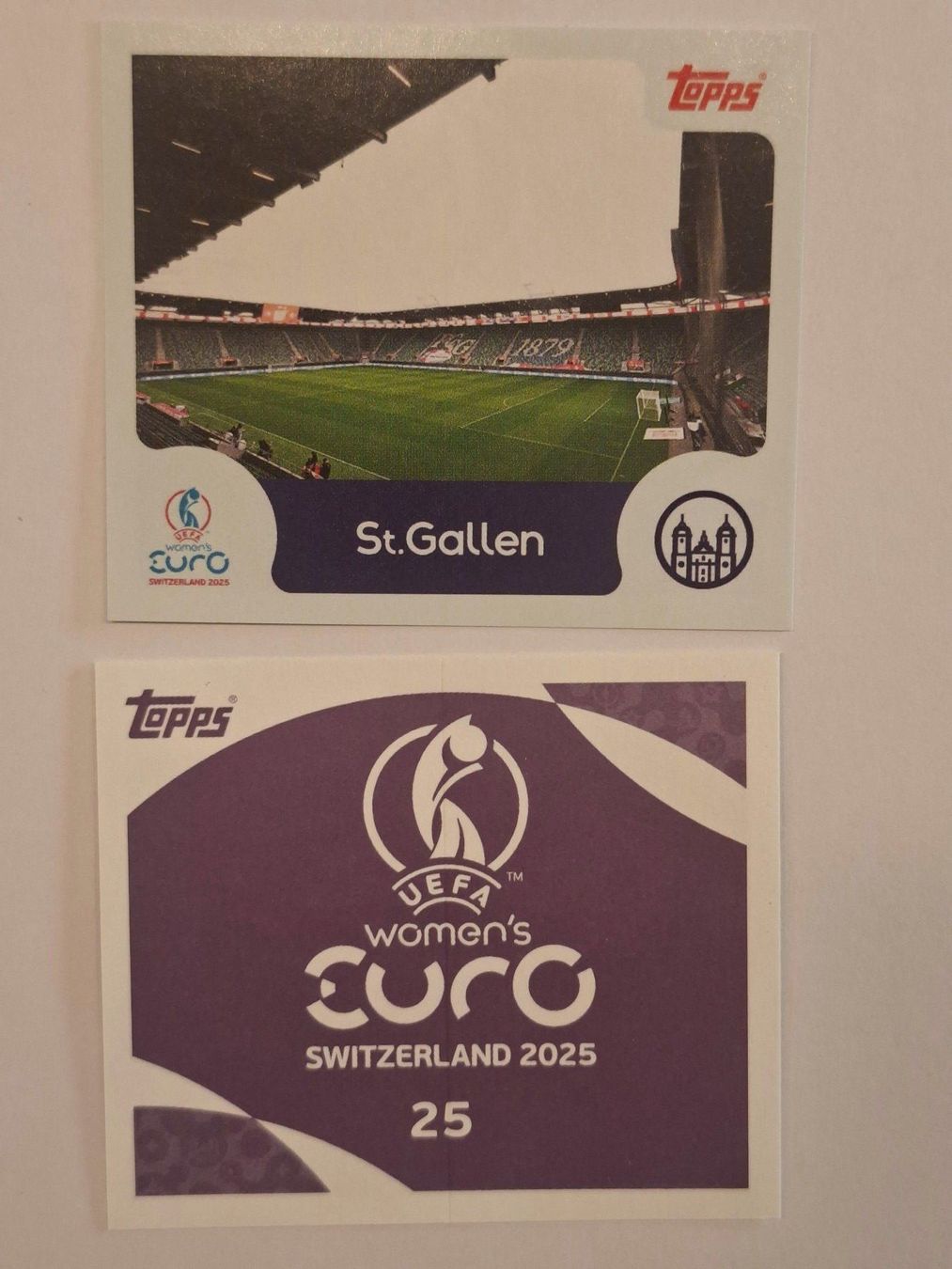 Topps UEFA Women's Euro 2025 Stadion St. Gallen Sticker 25 (Gebraucht) in Bern für CHF 0.9 – mit ...