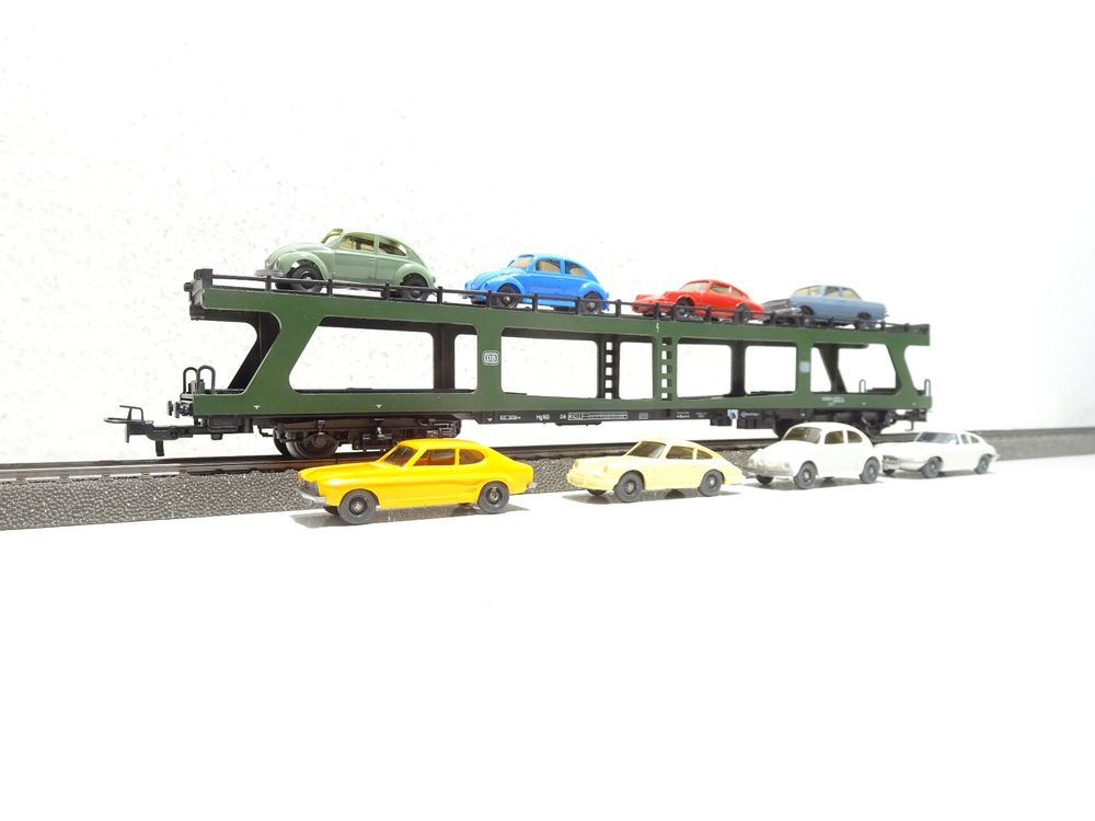 Märklin Güterwagen Autoreisezug beladen HO 4074 (G) | Acheter sur Ricardo