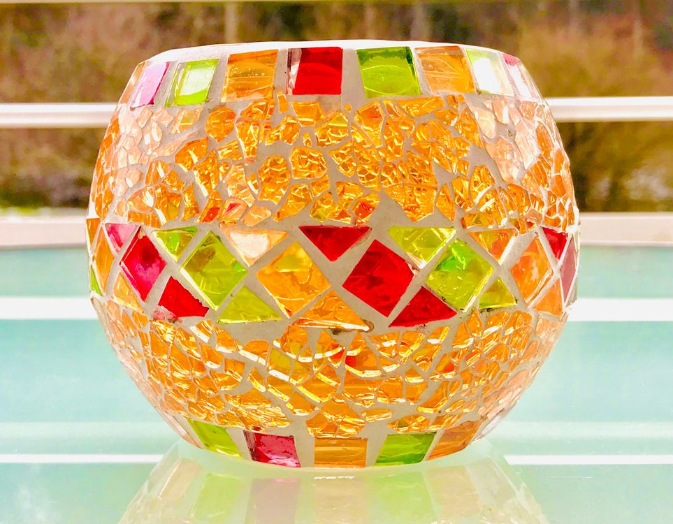 Charmante VASE aus buntem Glas ️ Orientalischer Stil | Kaufen auf Ricardo