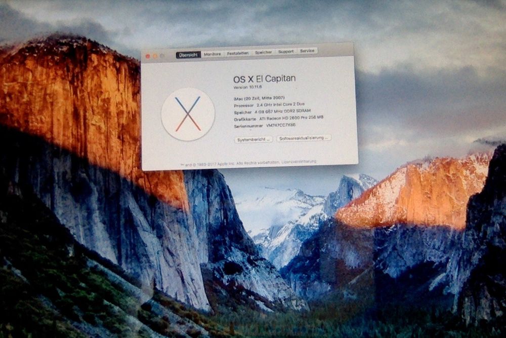 Gepflegter iMac 20 Zoll, 2007, mit Tastatur und Maus (Gebraucht) in ...