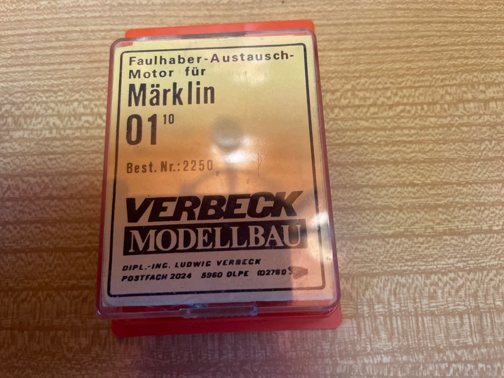 Märklin 01 10 Verbeck Faulhaber-Motor, Best.Nr. 2250 (Gebraucht) in ...