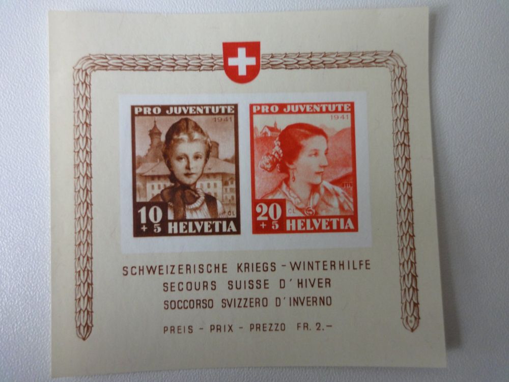 16.) Kriegswinterhilfe Pro Juventute 1942 | Kaufen auf Ricardo