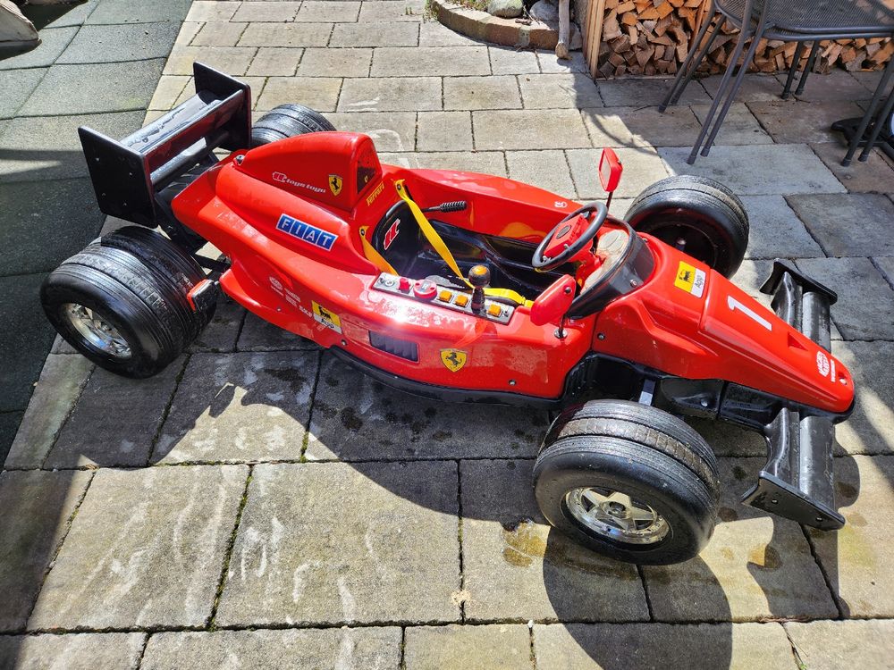 Kinderauto Ferrari Elektro, kein Tretauto Formel 1 Rennwagen | Kaufen ...