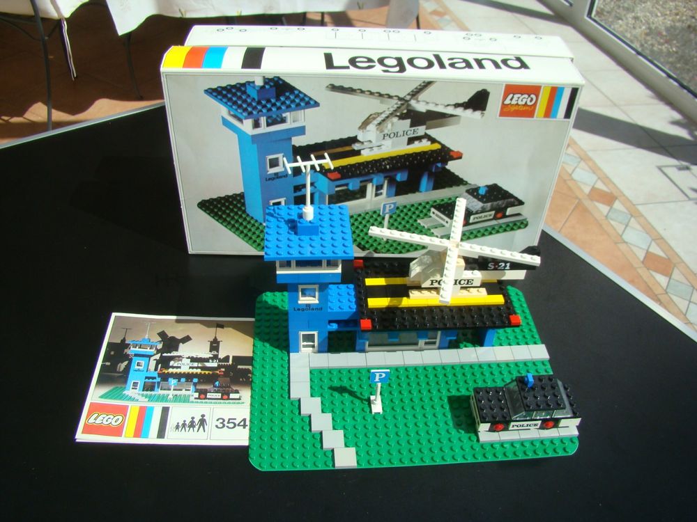 Lego Classic Nr 354 Polizei orignale Schachtel Anleitung (Gebraucht) in ...