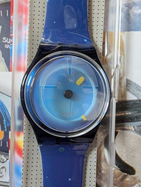 Swatch Club Watch SPACE DREAMS GZ160 mit CD Miniposter Heft (Neu (gemäss Beschreibung)) in ...